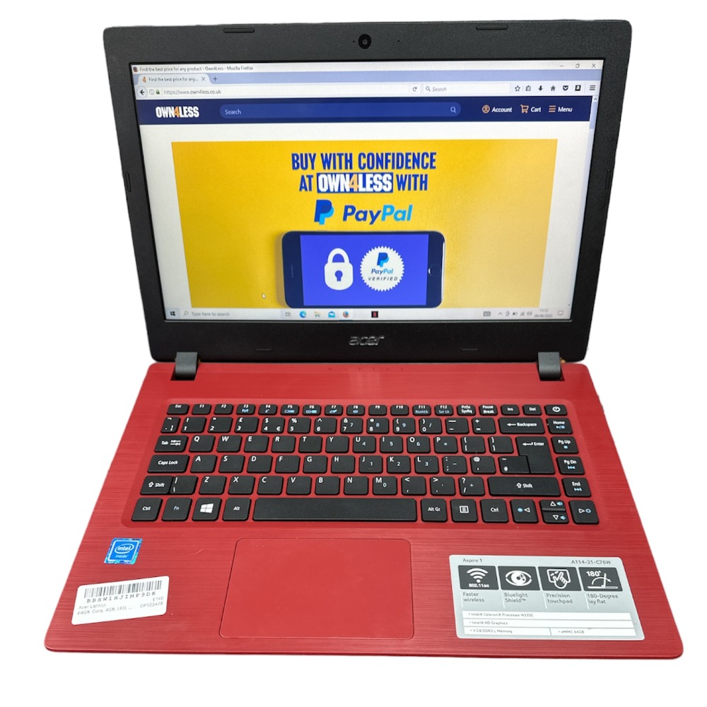 Pre-owned Acer Aspire 1 Laptop ( RED ) - Own4Less